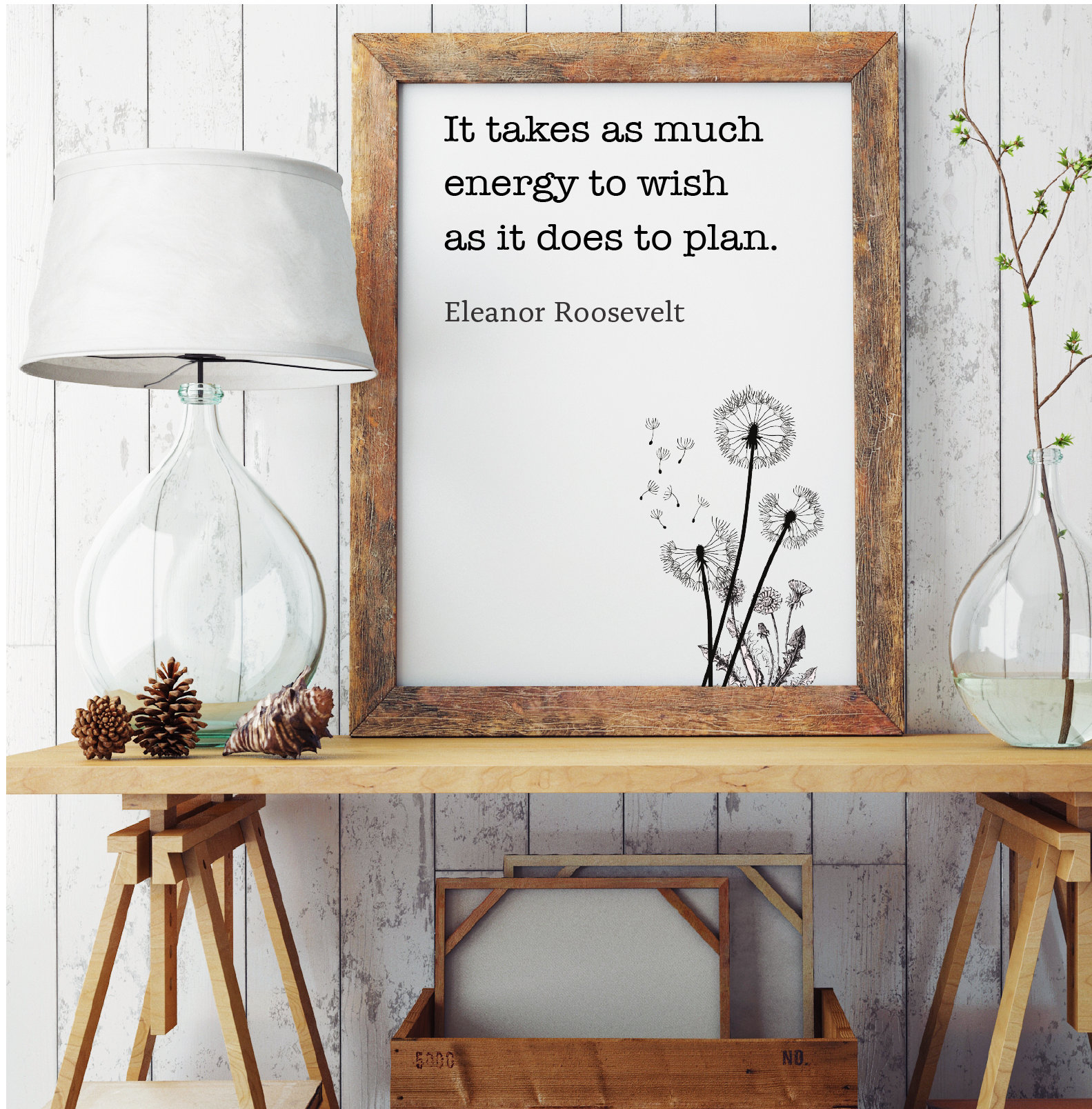 It Takes as Much Energy to Wish as It Does to Plan Eleanor Roosevelt ...