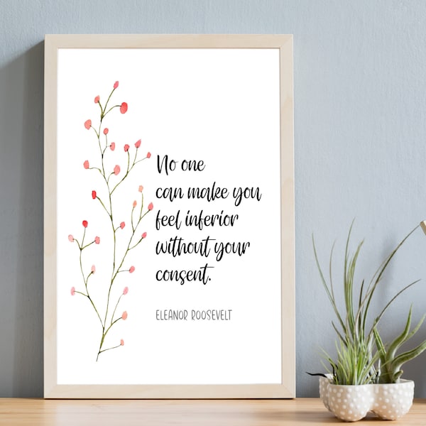 Eleanor Roosevelt Quote - Etsy