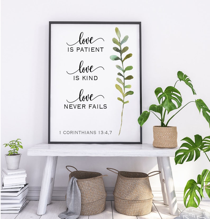 Love is Patient Love is Kind Love Never Fails 1 Corinthians 13:4,7 ...