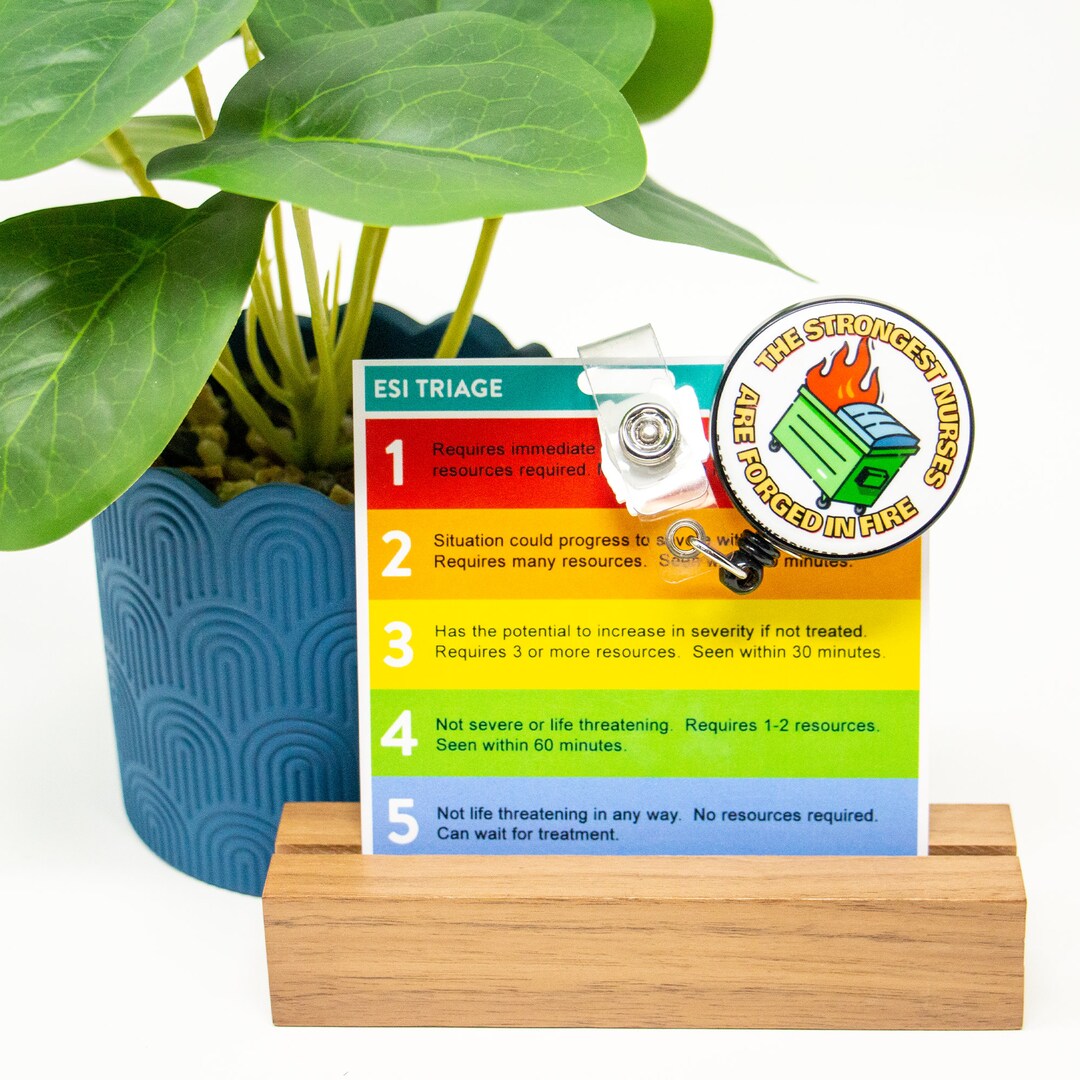 ESI Triage Badge Buddy for ER Nurses - Etsy