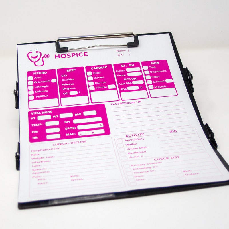 Hospice Cheat Sheet Etsy 6445