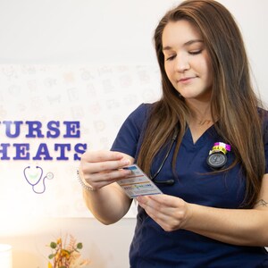 Lab Values Badge for Nurses - Etsy