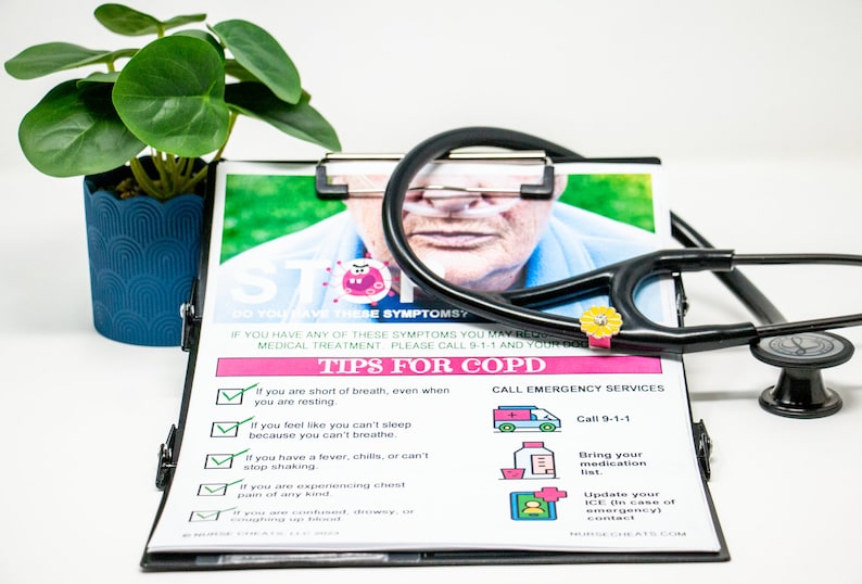 Patient Education COPD Tips for Home Care Nurses - Etsy