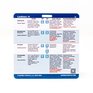 Cardiac Drips for Nurses - Etsy