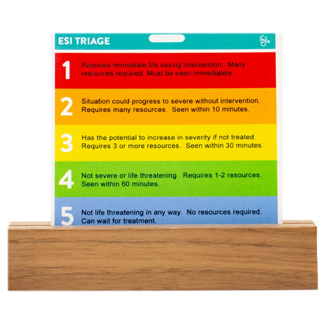 ESI Triage Badge Buddy for ER Nurses - Etsy