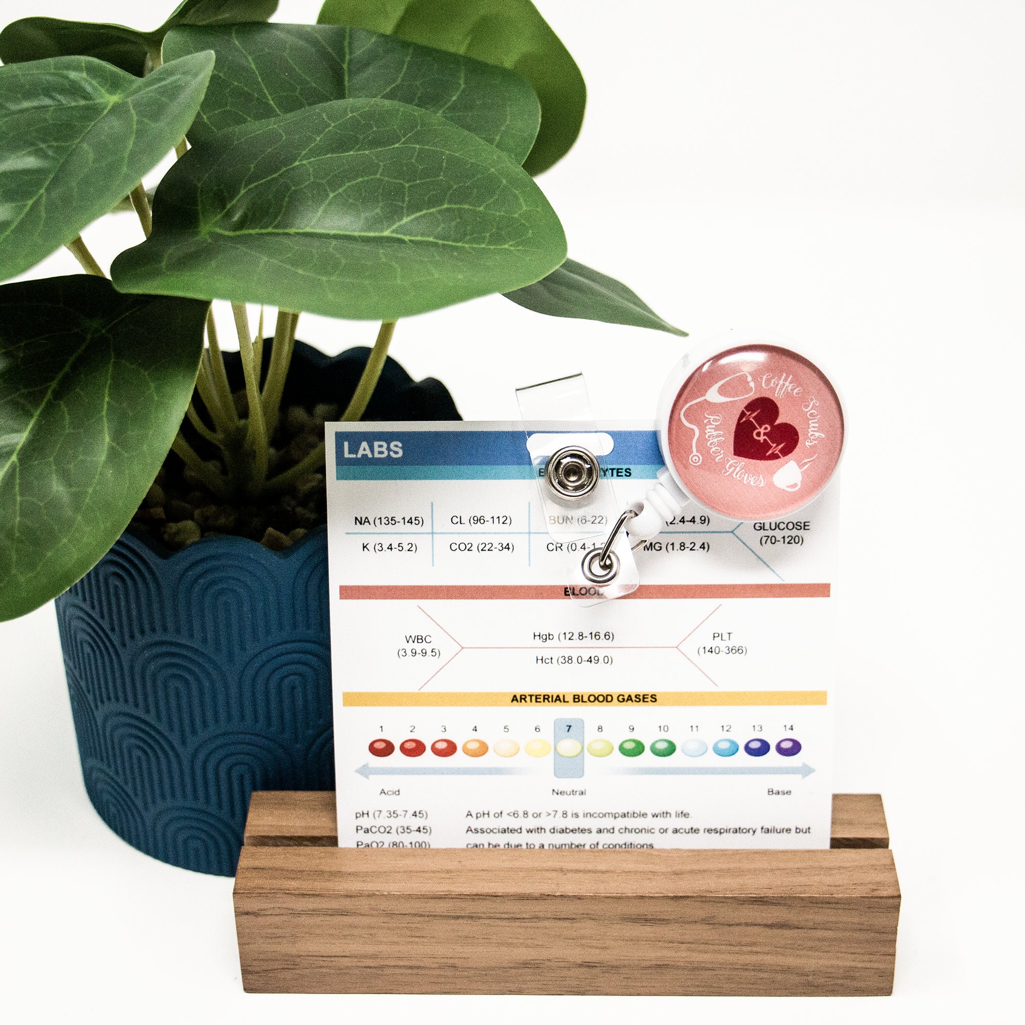 Lab Values Badge for Nurses - Etsy