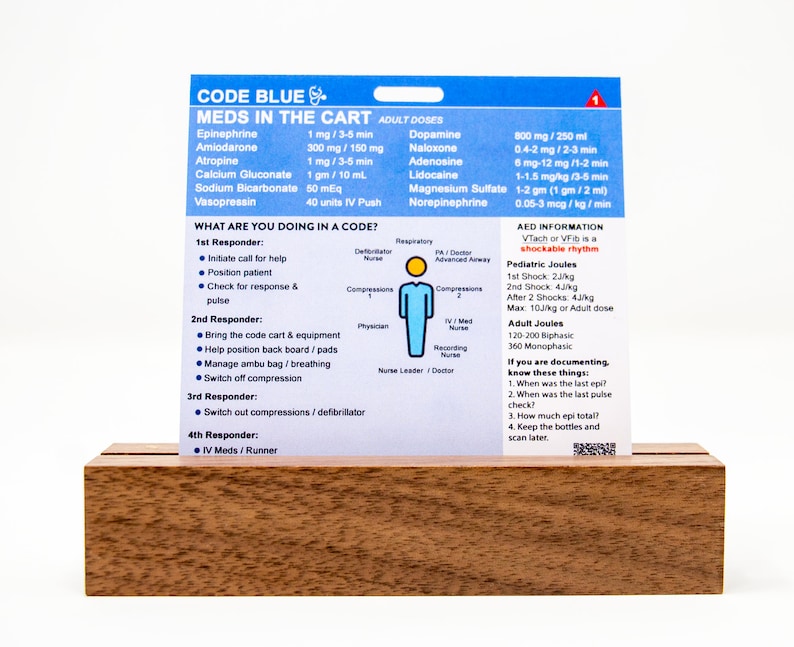 Code Blue Badge for Nurses - Etsy