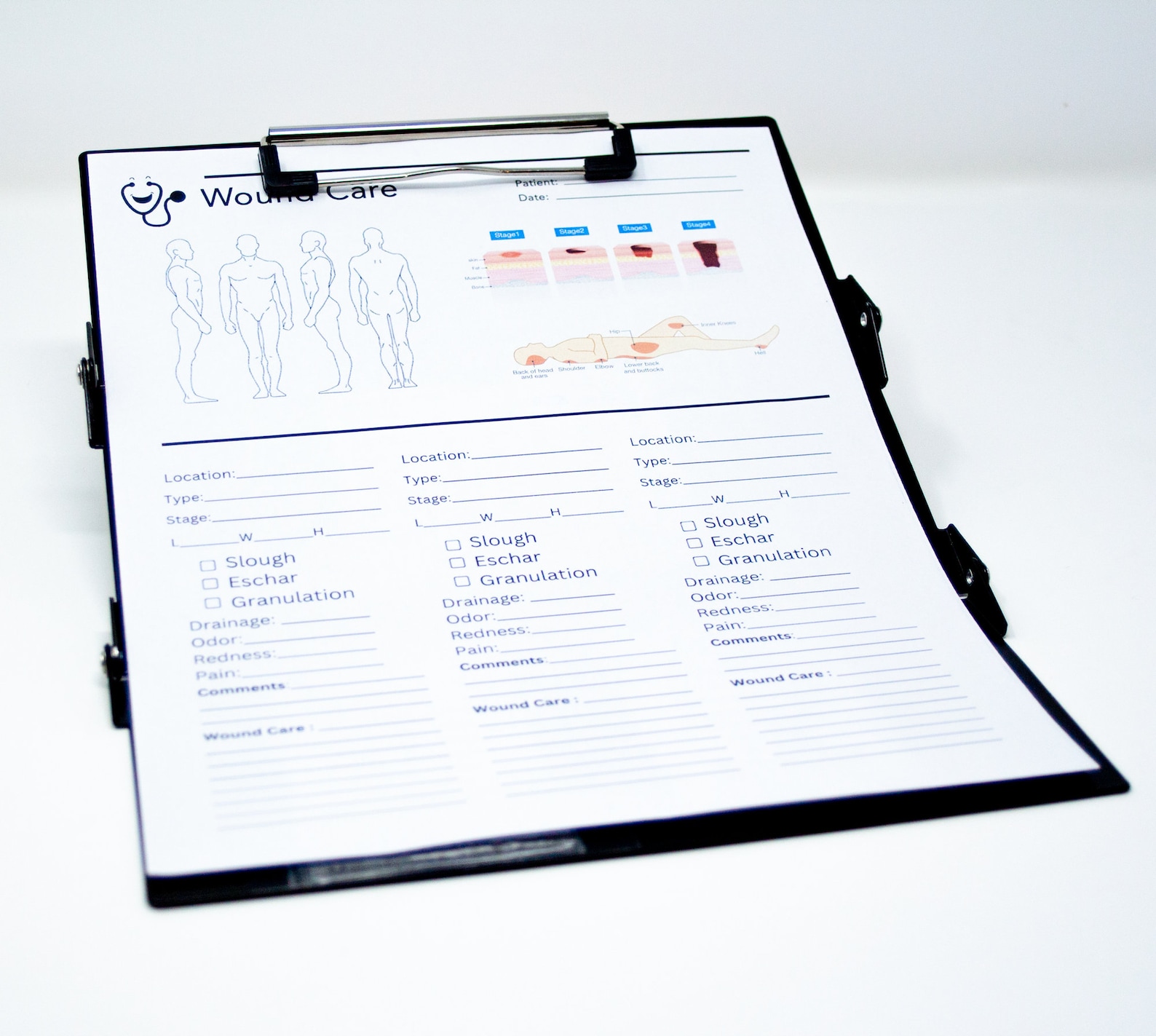 Wound Care Form for Nurses - Etsy