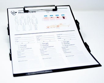 Comprehensive Wound Management Chart for Nurses, Carers, Community ...