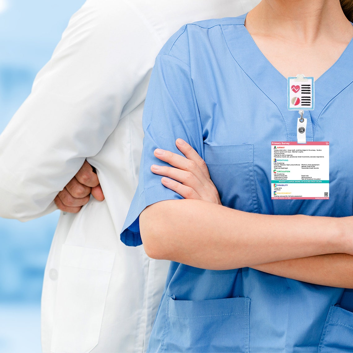 Primary & Secondary Assessment Badge for Trauma Nurses - Etsy