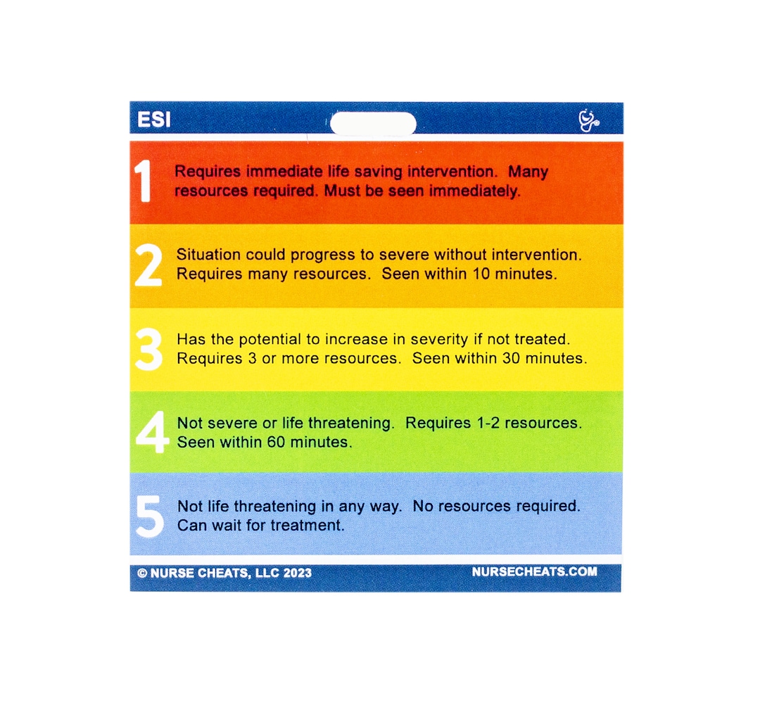 ESI Triage Badge for ER Nurses - Etsy