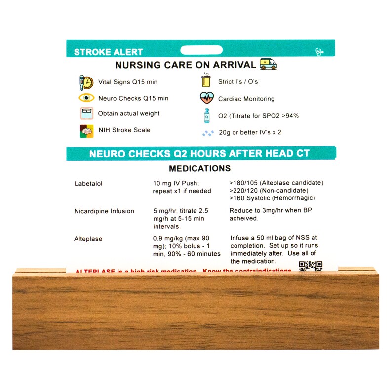 Stroke Alert Badge - Etsy