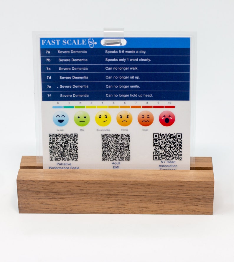 Hospice FAST Scale Badge Companion - Etsy