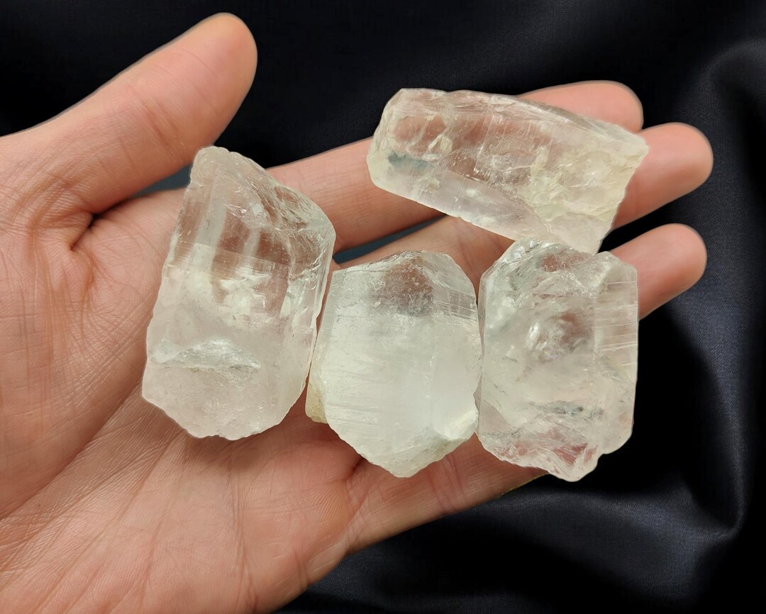 Chunky Clear Quartz Rough Stone Natural Clear Quartz Stones, Raw Clear ...
