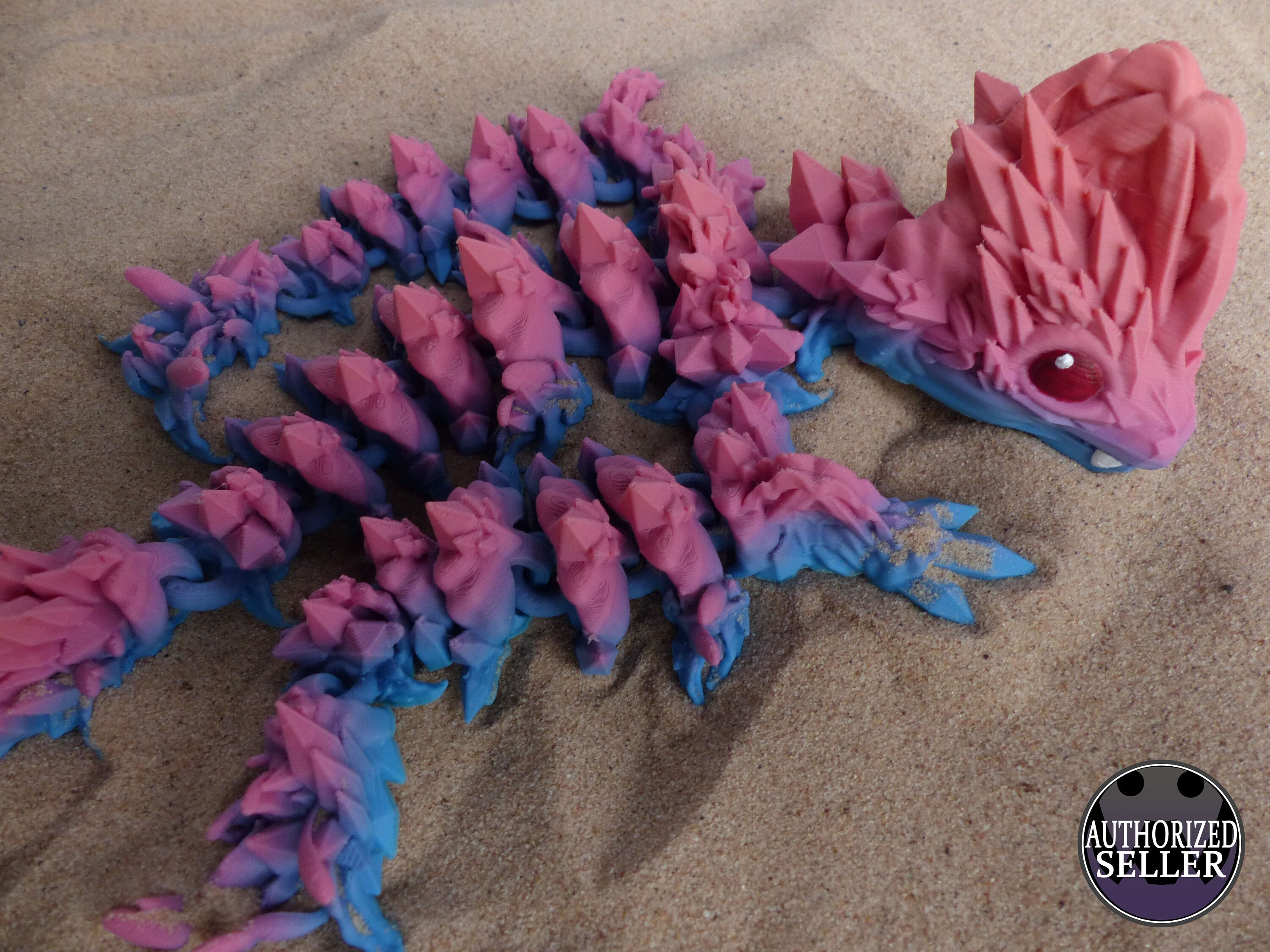 Large Baby Jellyfish Dragon by Cinderwing3d Articulated - Etsy