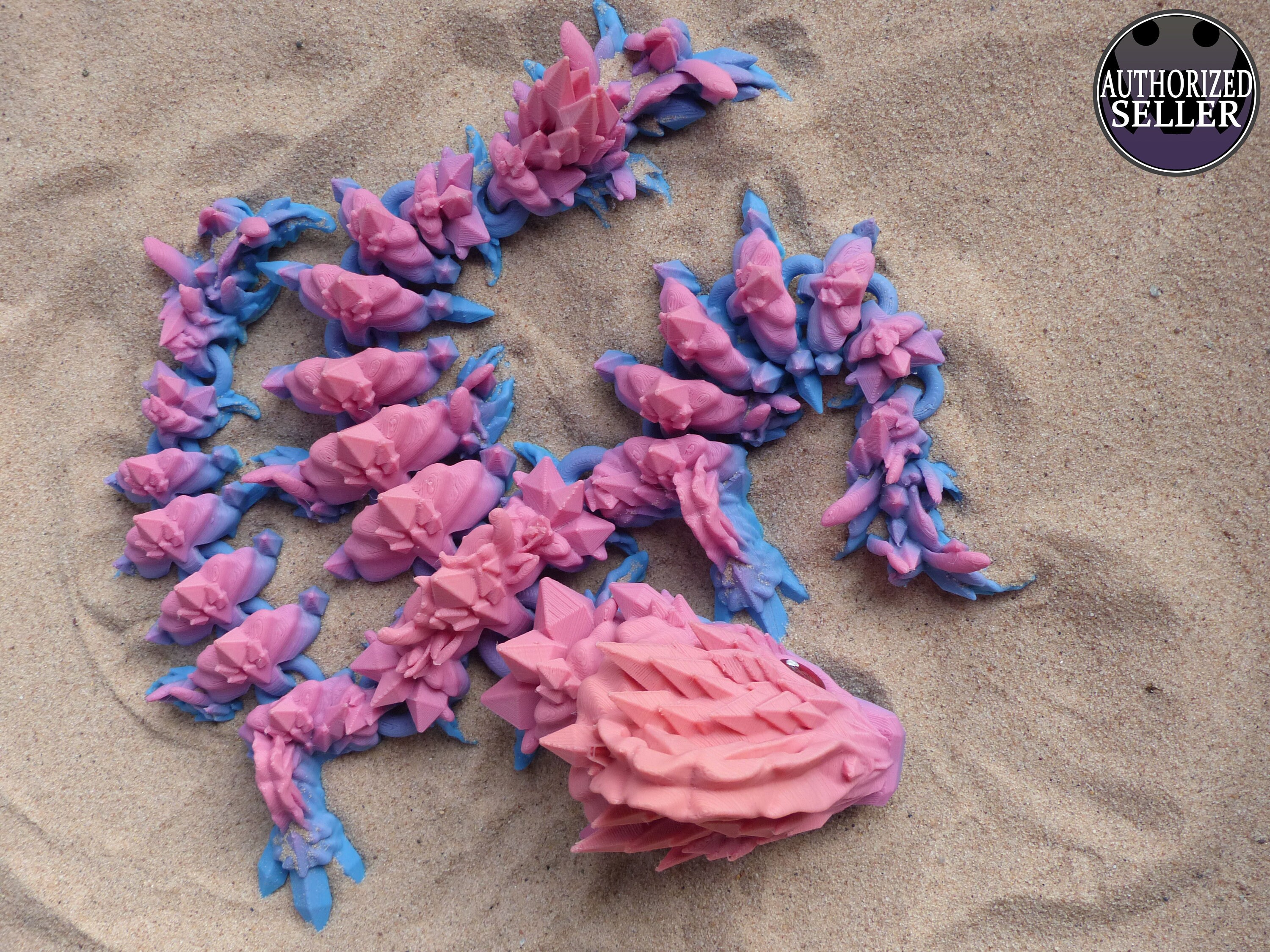 Large Baby Jellyfish Dragon by Cinderwing3d Articulated - Etsy