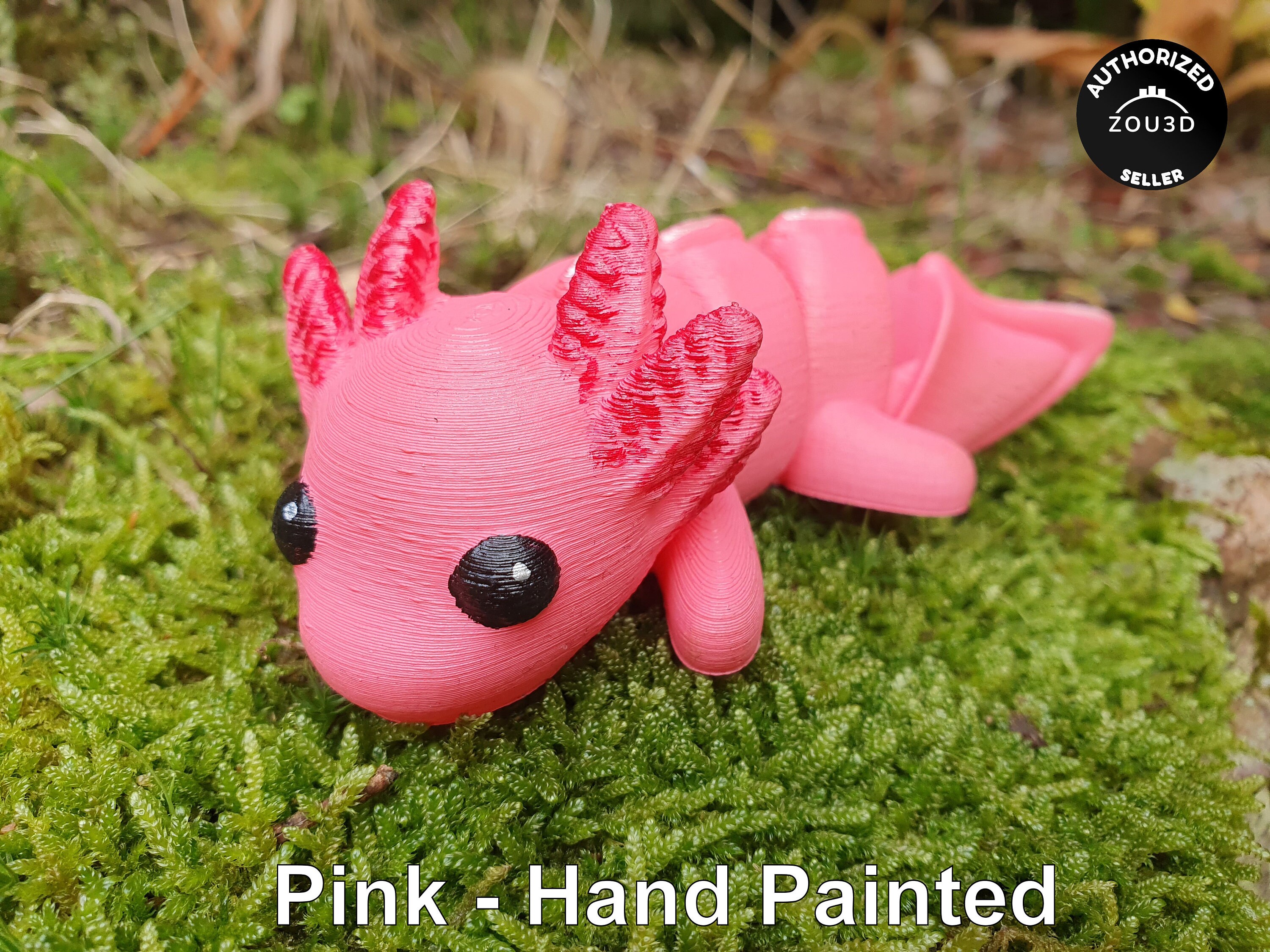 Cute Baby Axolotl Articulated Flexible 3D Print - Etsy UK