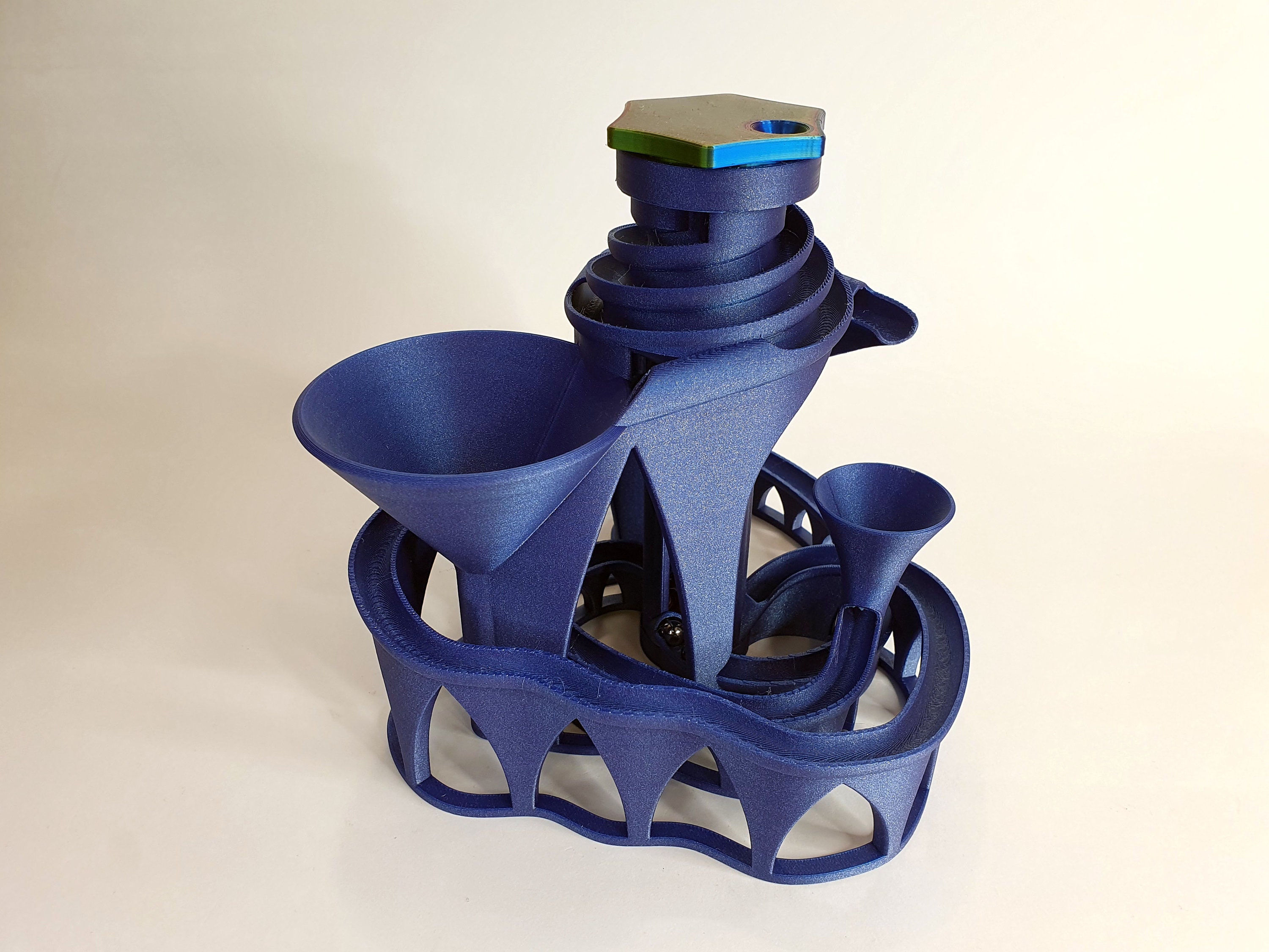 The Cyclone: Triple Lift Triple Track Marble Machine 3D - Etsy