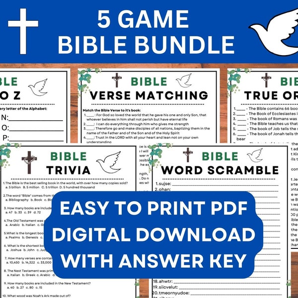 Bible Games - Etsy