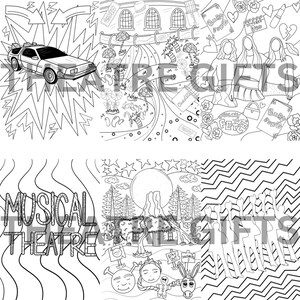 Musical Theatre Colouring Book Volume 2 - Etsy