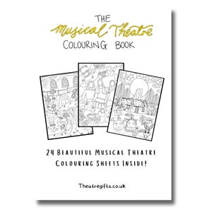 Musical Theatre Colouring Book Volume 2 - Etsy UK