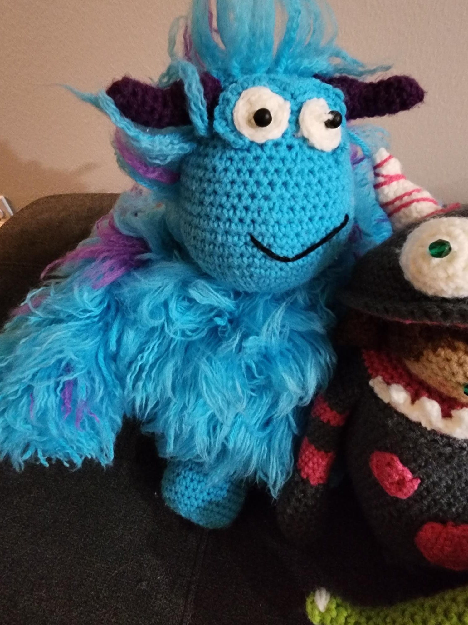 Crocheted Monsters Inc. Character Set - Etsy