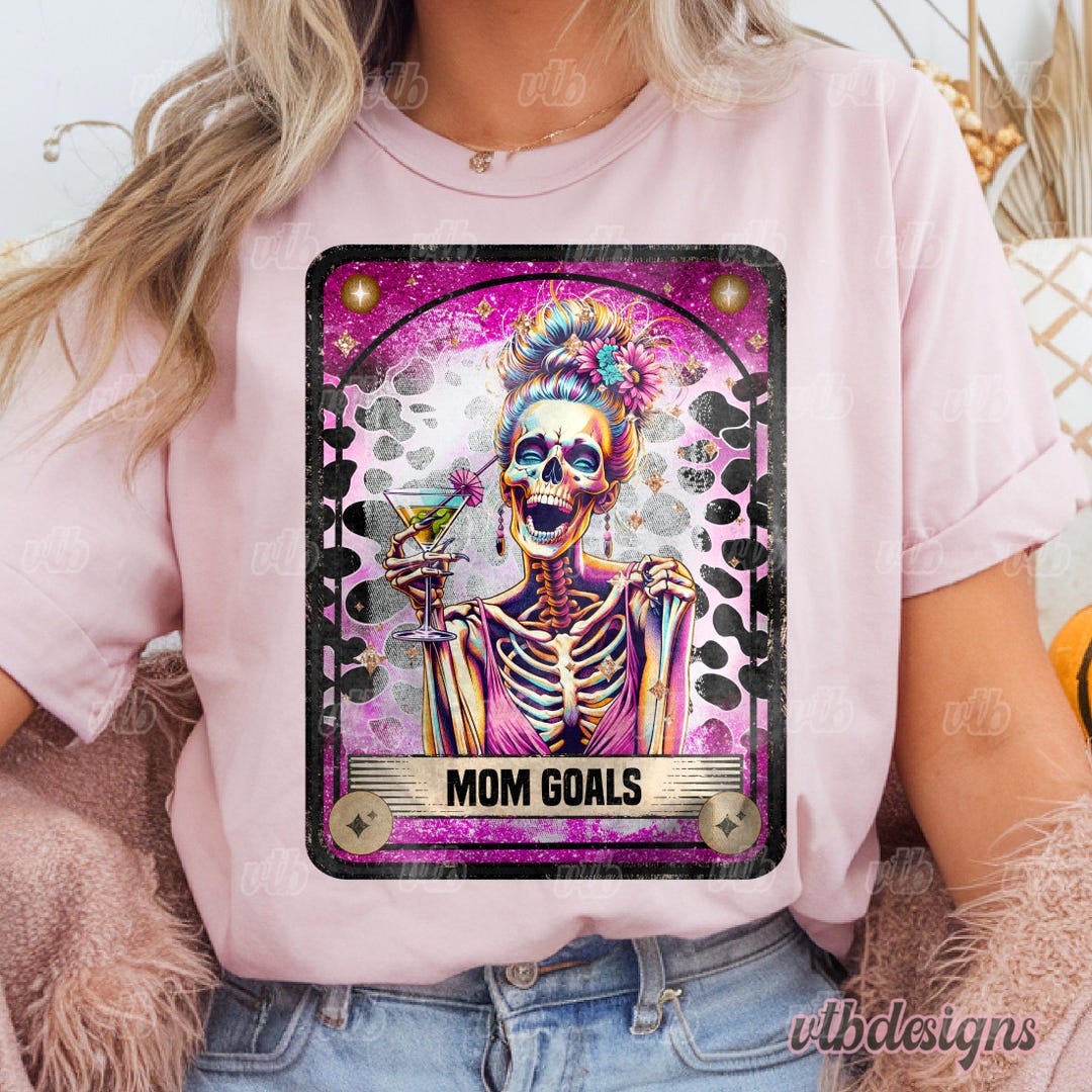 Mom Goals Png Tarot Card Designs Funny Png, Snarky Png, Tarot Card Png ...