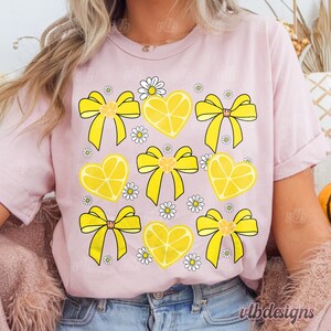Coquette Lemon Png Preppy Mama Lemon Glitter Png, Cute Lemon Floral Png ...
