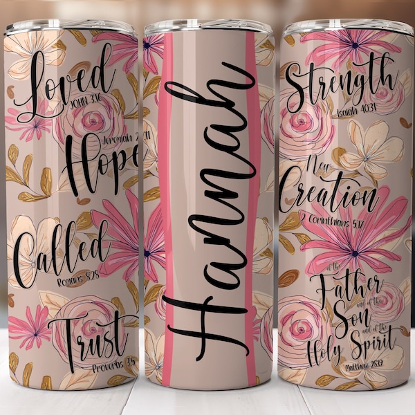 Bible Verse Tumbler - Etsy