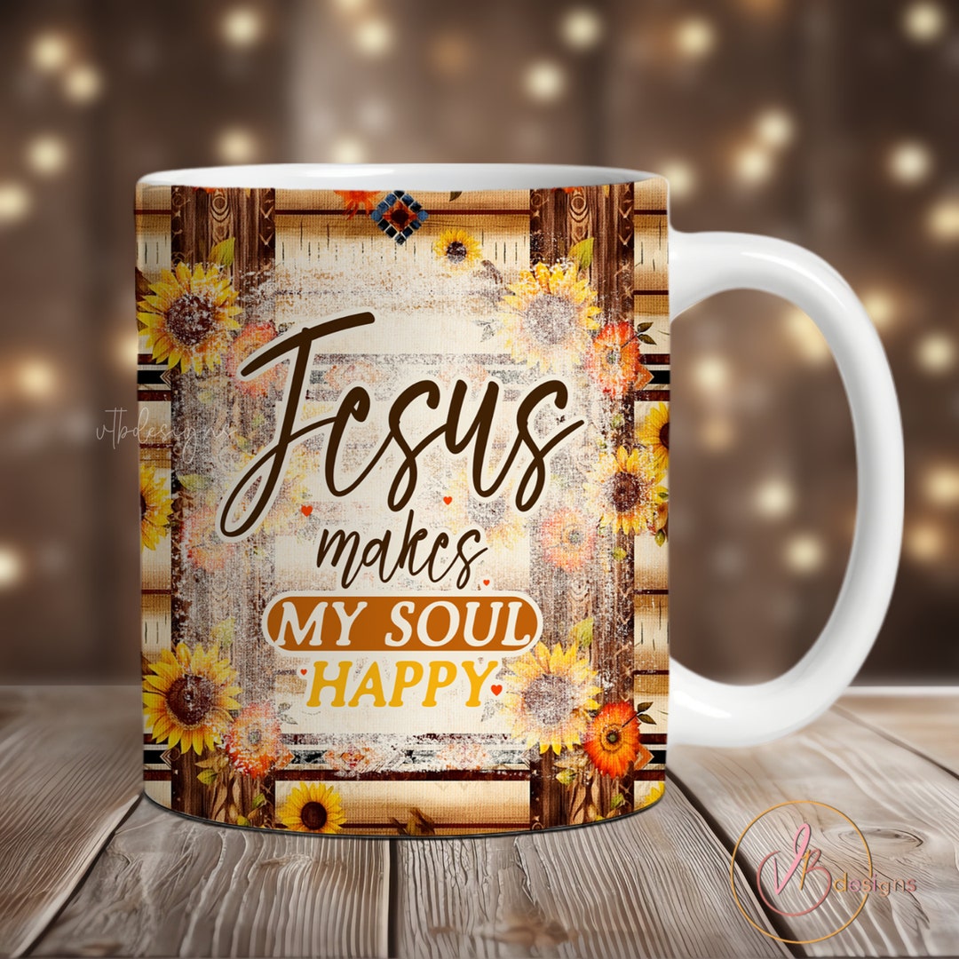 Jesus Christian Mug Sublimation Design Verse Mug Wrap PNG, 11 Oz Mug ...