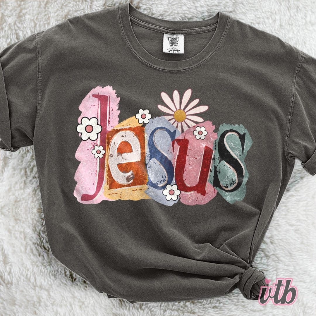Christian Shirt PNG, Jesus Png, Retro God Png, Religious Png (digital ...