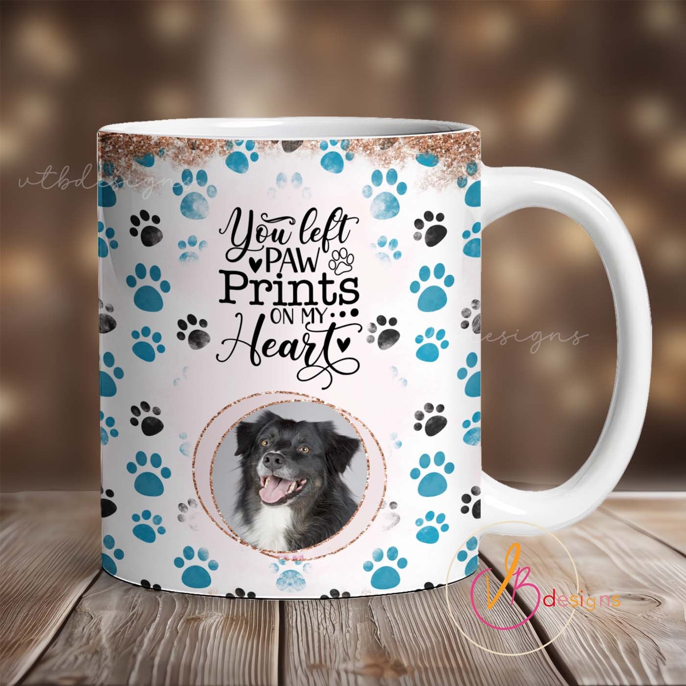 Dog Memorial Mug Wrap PNG, Dog Memorial Png, Mug Wrap Designs, 11 Oz ...