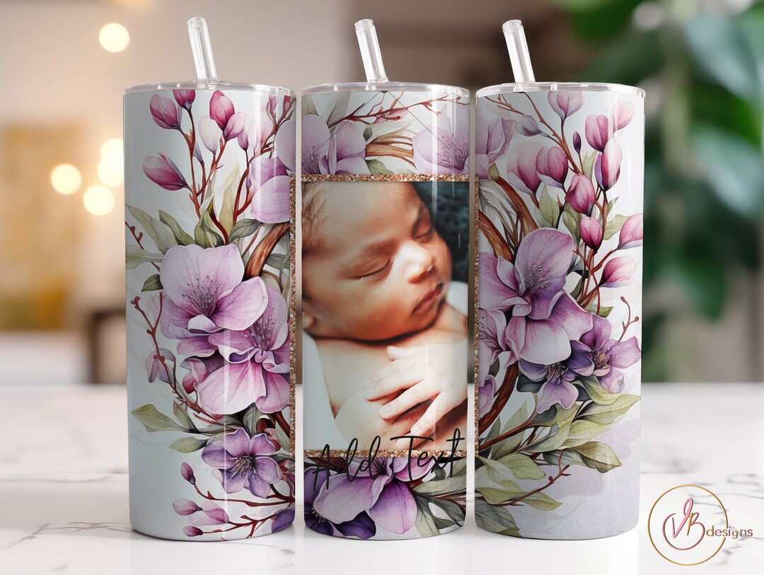 Picture Tumbler Wrap PNG 20oz Skinny Tumbler Sublimation Designs, Photo ...