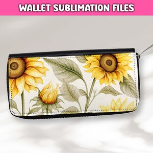 29 Floral Wallet Sublimation PNG Bundle, Size 8x3.5, Wallet Templete ...