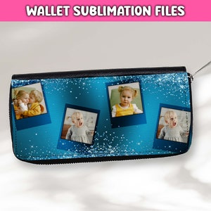 Photo Wallet Template, Wallet Photo Template, Size 8x3.5, Custom Photo ...