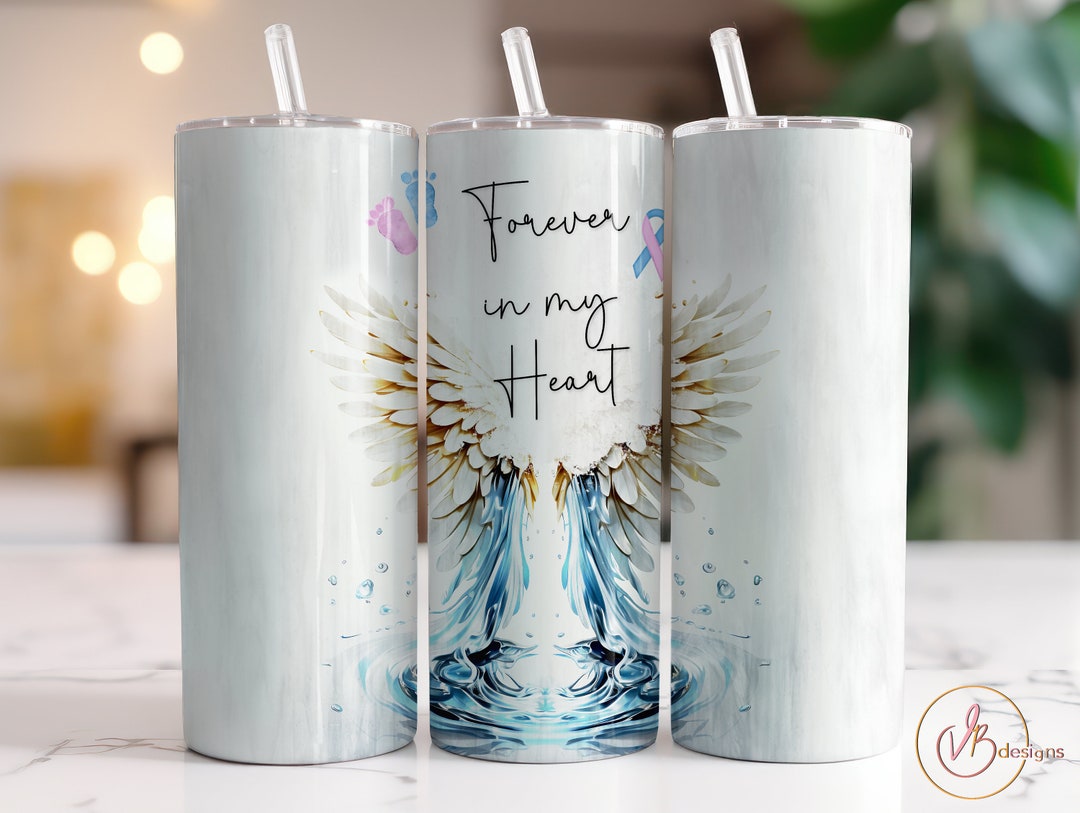 Child Loss Tumbler Wrap PNG, 20 Oz Skinny Tumbler Sublimation Design ...