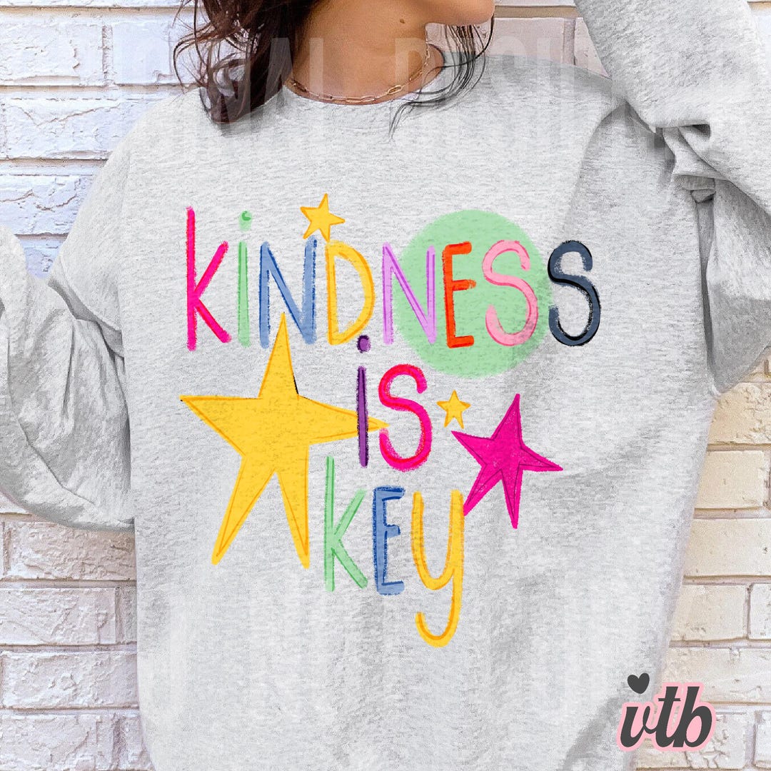 Kindness is Key PNG, Doodle Png, Positivity Png, Kindness Png, Girly ...
