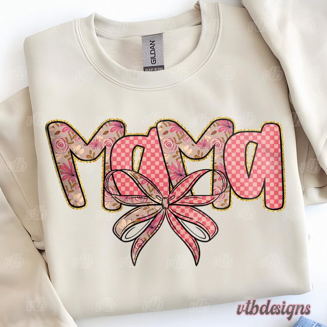 Preppy Mama Png, Cute Mama Png, Floral Mama Png, Mothers Day Png, Mama ...