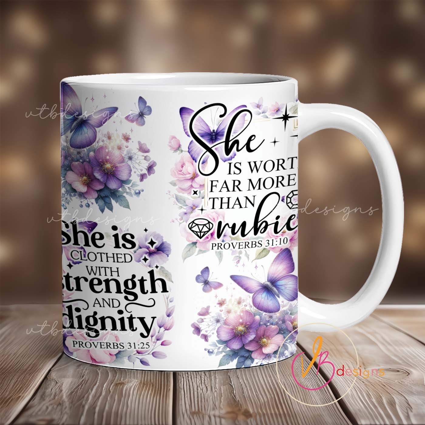 She is Strong Mug Sublimation Bundle, 11 Oz Mug Wrap, 15 Oz Mug Wrap ...