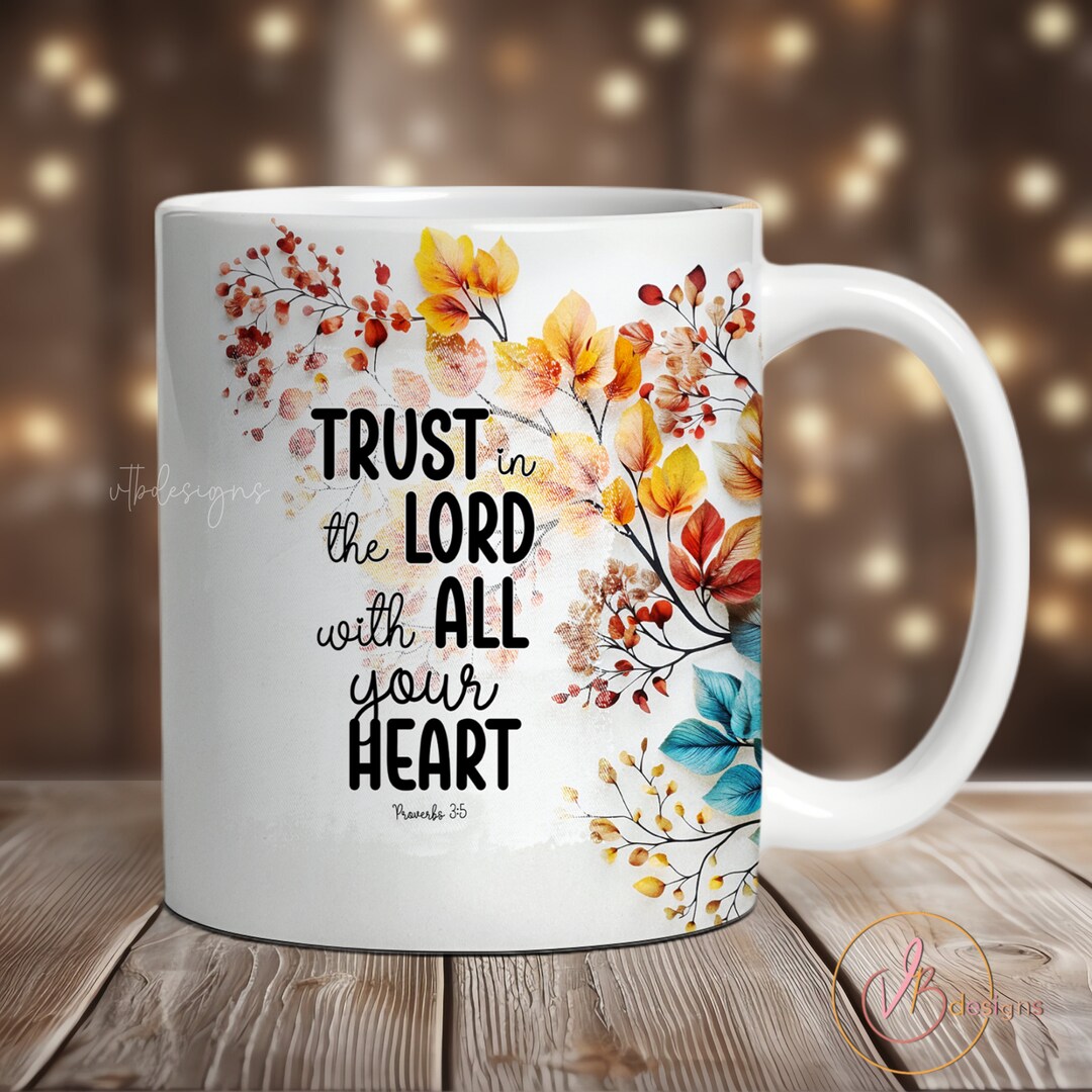 Jesus Christian Mug Sublimation Design, Faith Mug Wrap PNG, 11 Oz Mug ...