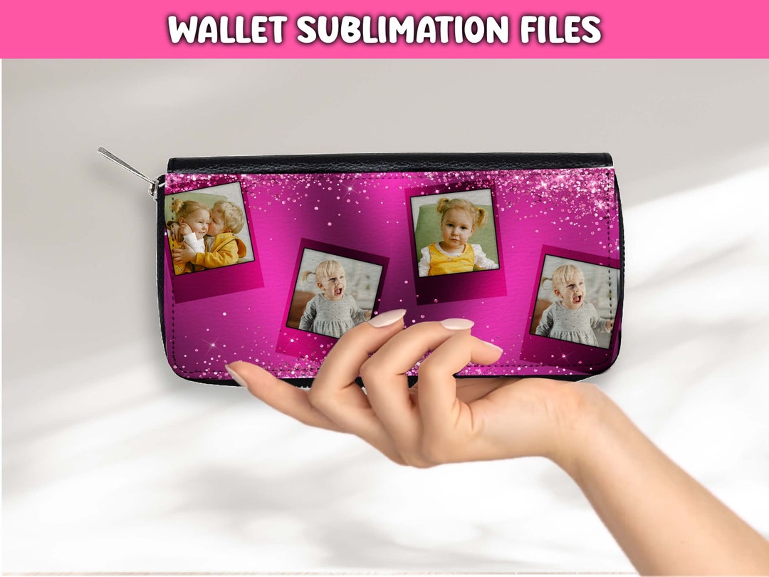 6 Photo Wallet Sublimation PNG Bundle, Size 8x3.5, Image Wallet ...