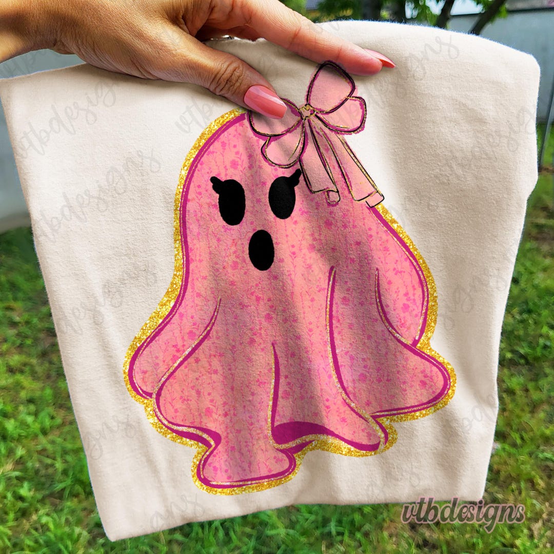 Preppy Ghost PNG Hand Drawn Brushstroke Png, Doodle Png, Fall Png ...