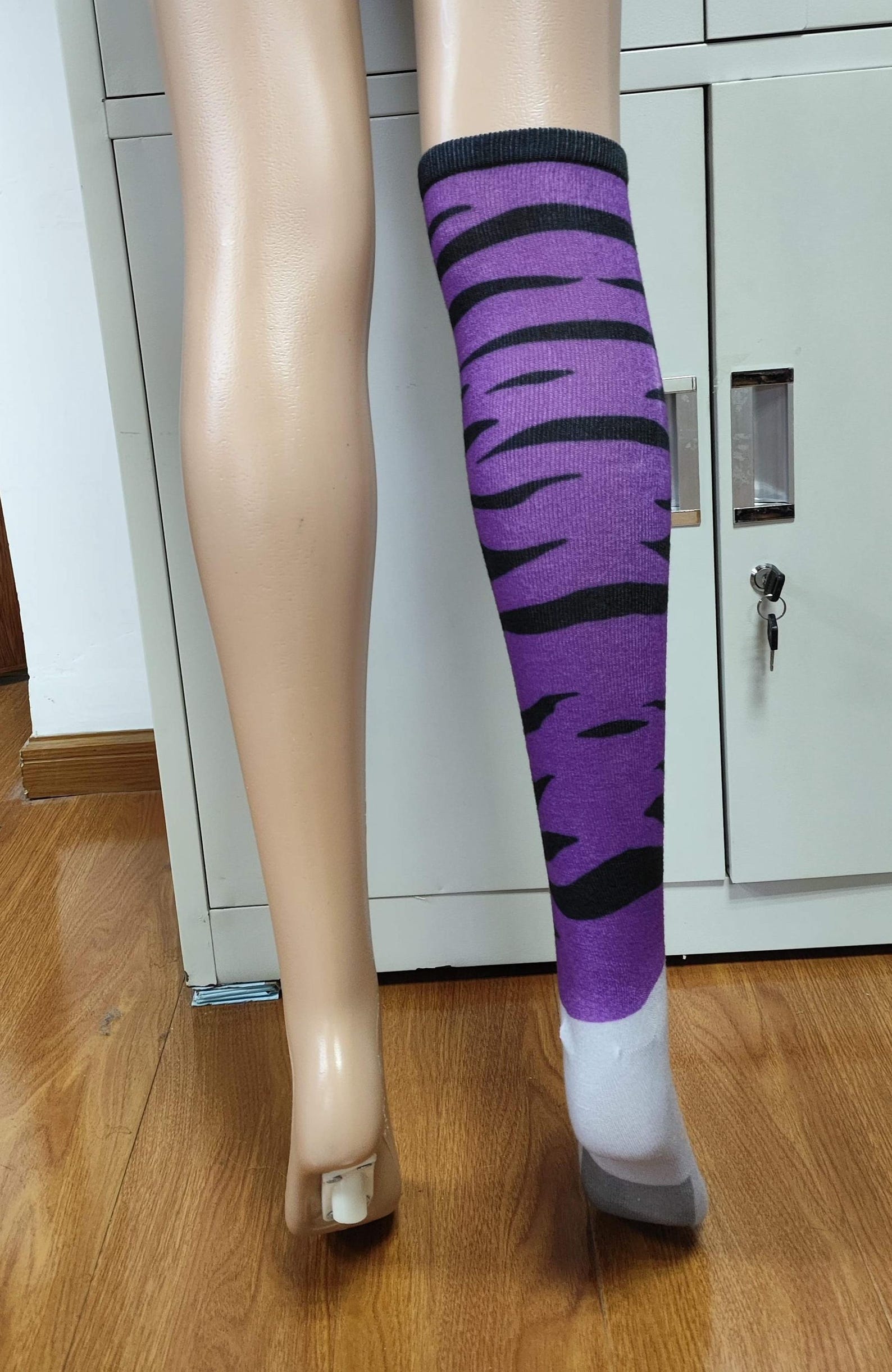 Glamrock Wolf Girl Knee-high Paw Socks - Etsy