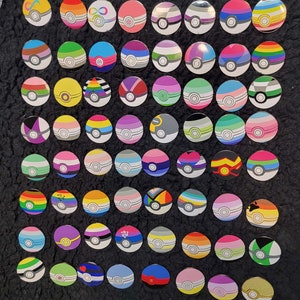 PKM Pride Enamel Pins - Over 60 Different Pride Flags - Etsy