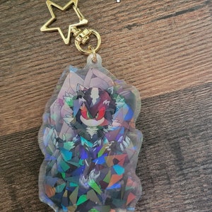 Two-sided Dark Creature Keychain - Etsy
