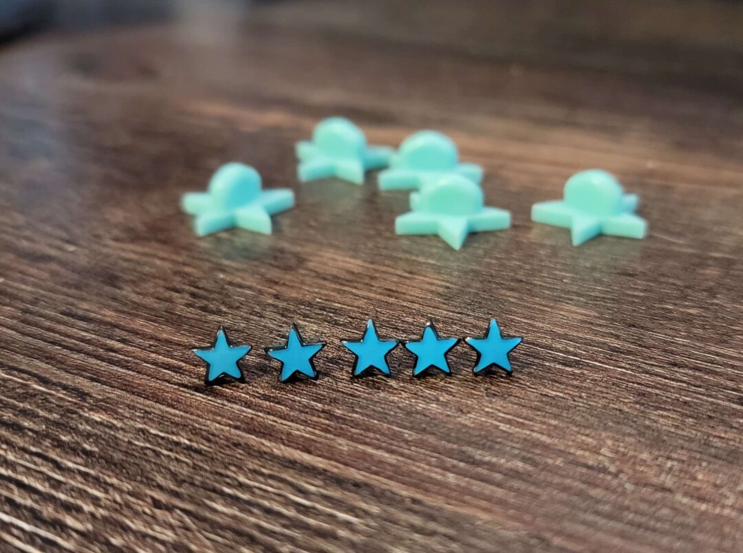 6.5mm Micro/miniature Star Filler Pins (set of 5) - Etsy