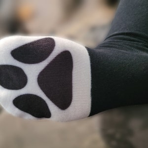 Lunar Hellhound Knee-high Paw Socks - Etsy