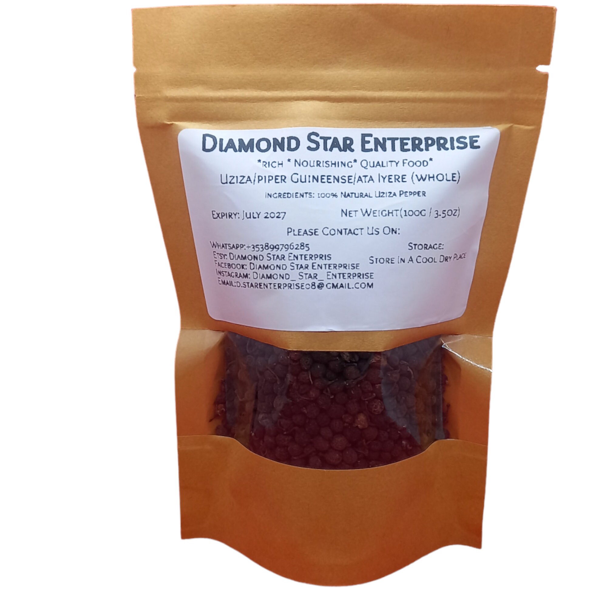 Uziza/ Piper Guineense, Ashanti/ Ata Iyere Pepper - Etsy