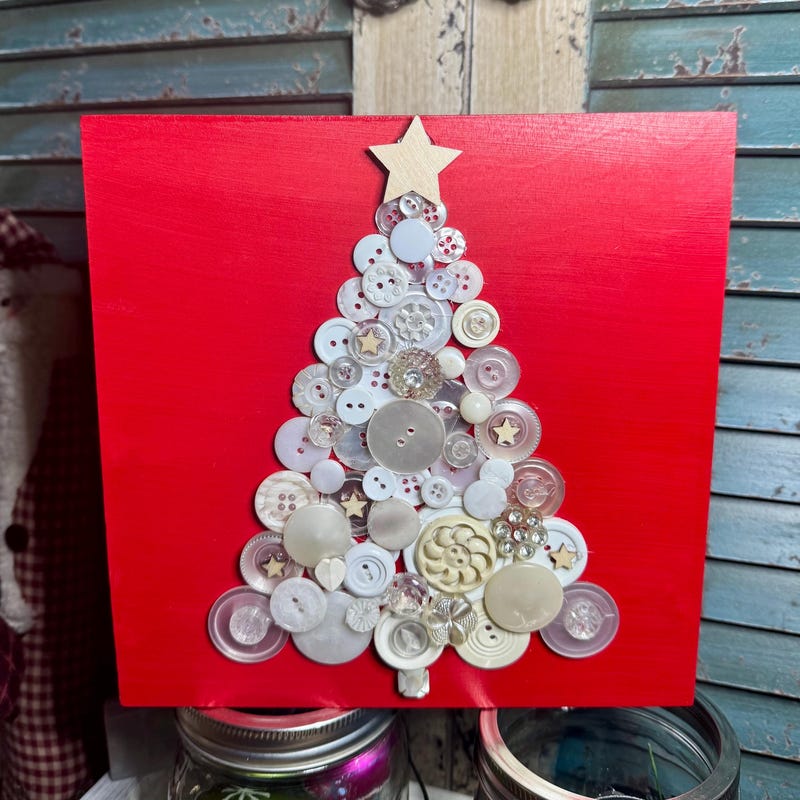 Button Tree Art - Etsy