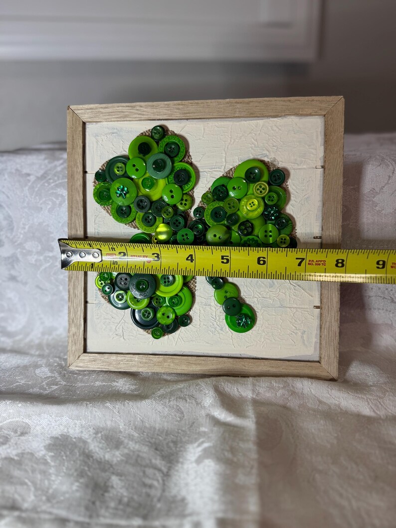 Button Art Shamrock - Etsy